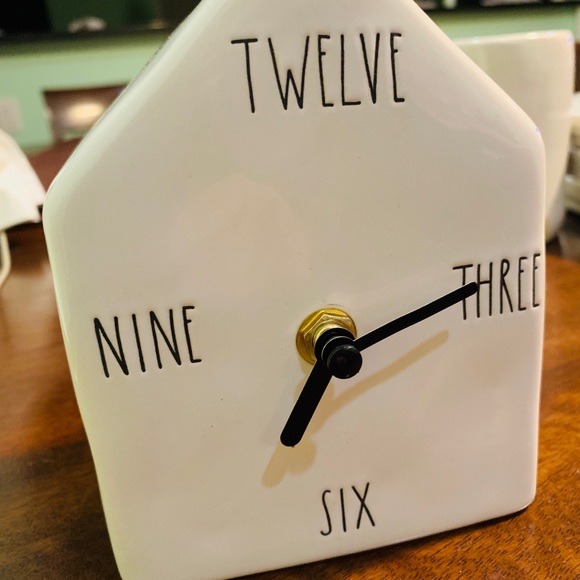 Rae Dunn | Wall Decor | New Rae Dunn Numbers Clock Rare | Poshmark